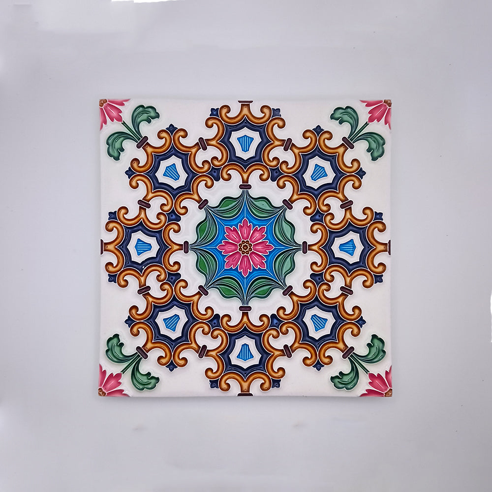 Belém Painted Ceramic Tile – Tejo Shop